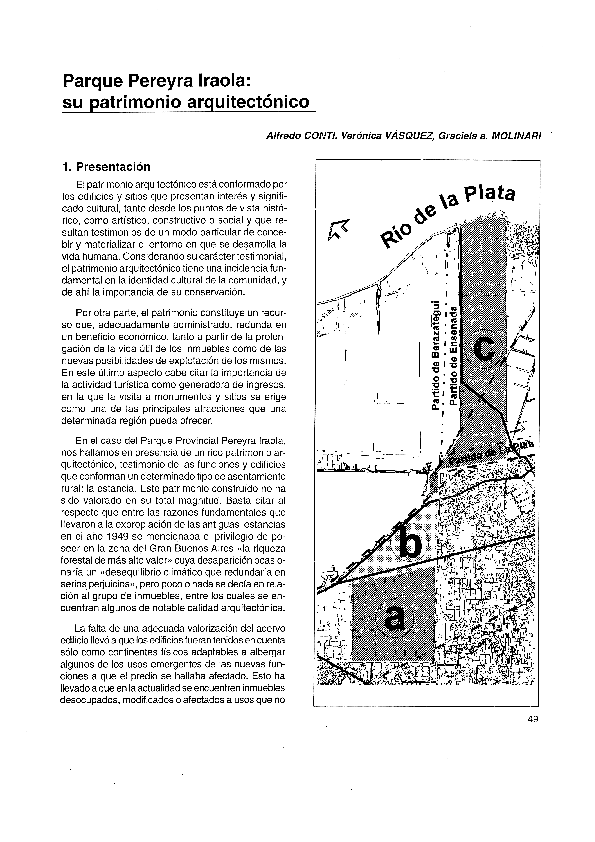 (PDF) Parque Pereyra Iraola: Su patrimonio arquitectónico