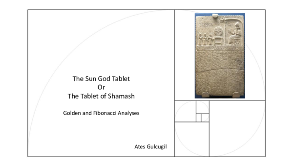 (PDF) Sun God Tablet, Tablet of Shamash, Golden Ratio, and Fibonacci ...