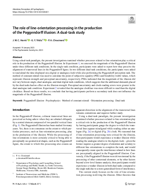 (PDF) The role of line-orientation processing in the production of the ...