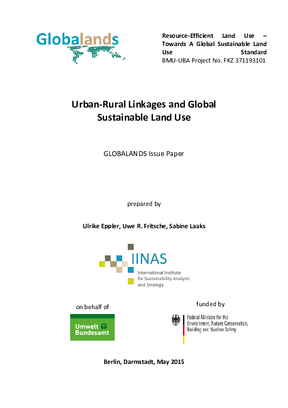 (PDF) GLOBALANDS Issue Paper prepared by