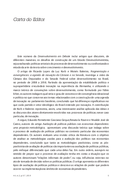 (PDF) Carta do Editor