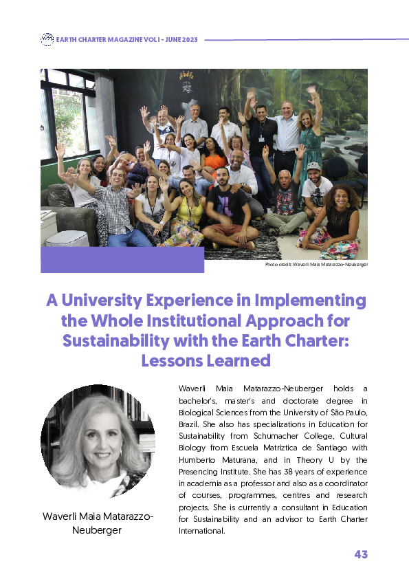 (PDF) A University Experience in Implementing the Whole Institutional ...