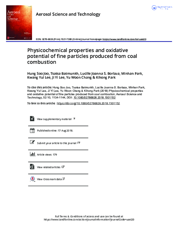 (PDF) Physicochemical properties and oxidative potential of fine ...