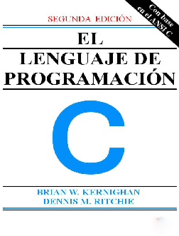 (PDF) Lenguaje de programacion C, El - Bryan W. Kernighan Dennis M. Ritchie
