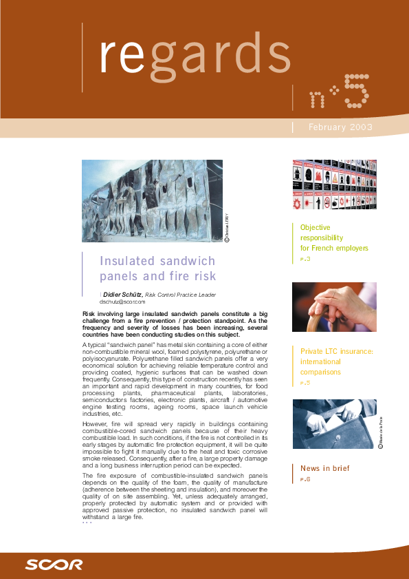 (PDF) Insulated sandwich panels and fire risk