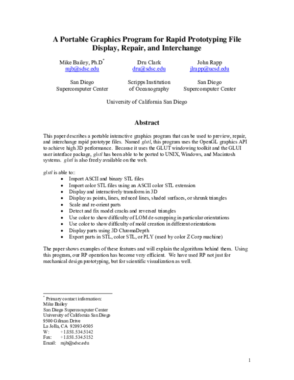 (PDF) A Portable Graphics Program for Rapid Prototyping File Display ...