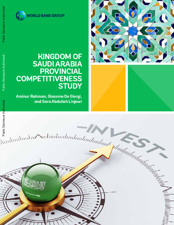 (PDF) Kingdom of Saudi Arabia provincial competitiveness study