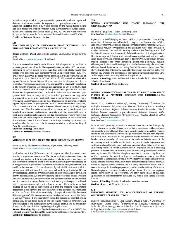 (PDF) Molecules that bind to ice and their impact on ice growth