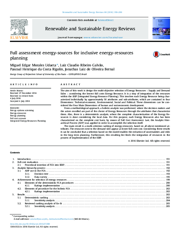 (PDF) Full assessment energy-sources for inclusive energy-resources ...