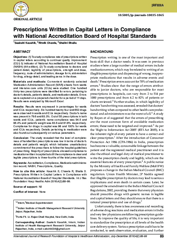 (PDF) Prescriptions Written in Capital Letters in Compliance with ...