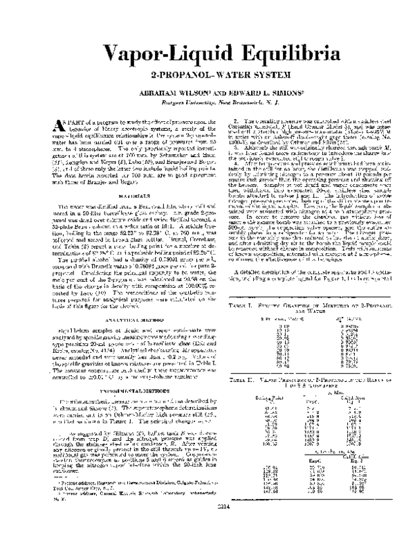 (DOC) Vapor-Liquid Equilibrium Exercise | Nurlita Irfiani - Academia.edu