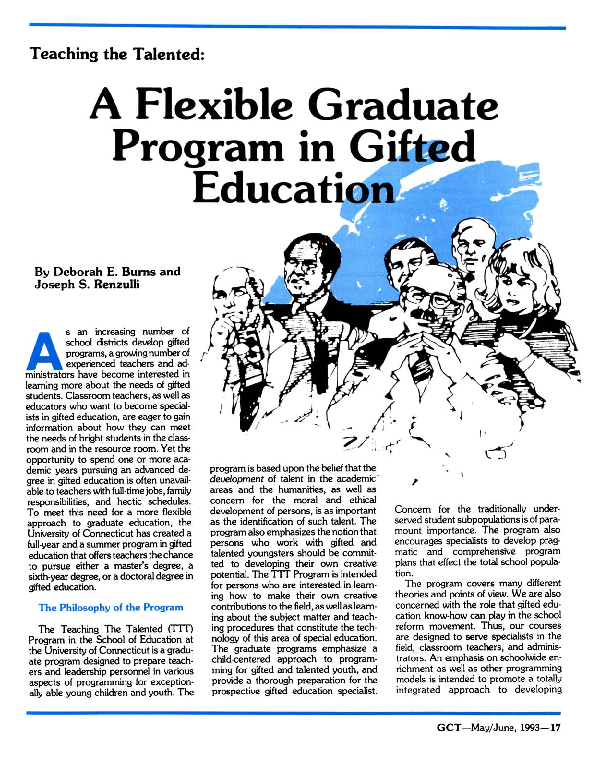 (PDF) Teaching the Talented: A Flexible Graduate Program in Gifted ...