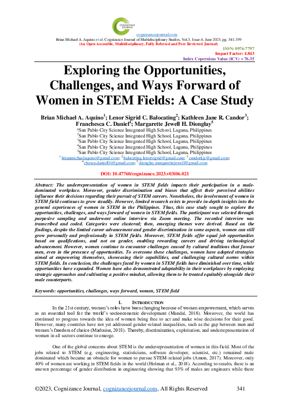 (PDF) Exploring the Opportunities, Challenges, and Ways Forward of ...