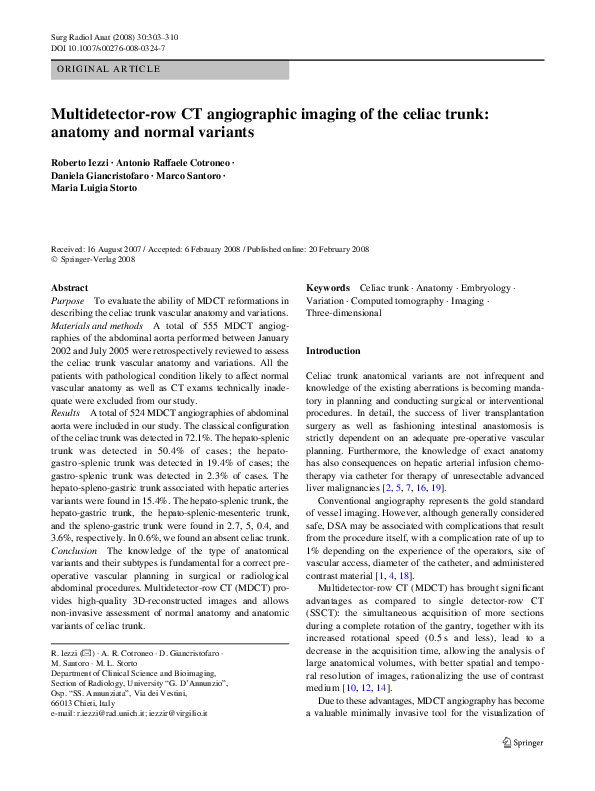 (PDF) Multidetector-row CT angiographic imaging of the celiac trunk ...