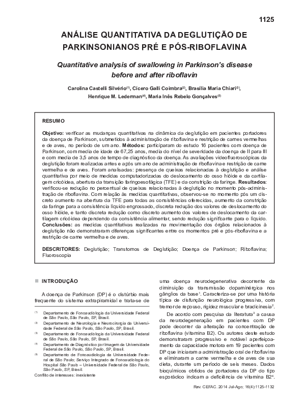 (PDF) Análise quantitativa da deglutição de parkinsonianos pré e pós ...