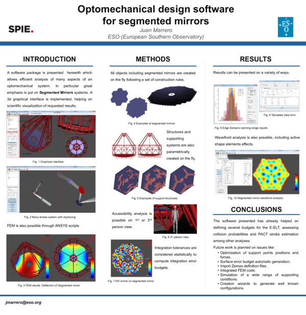 (PDF) Optomechanical design software for segmented mirrors