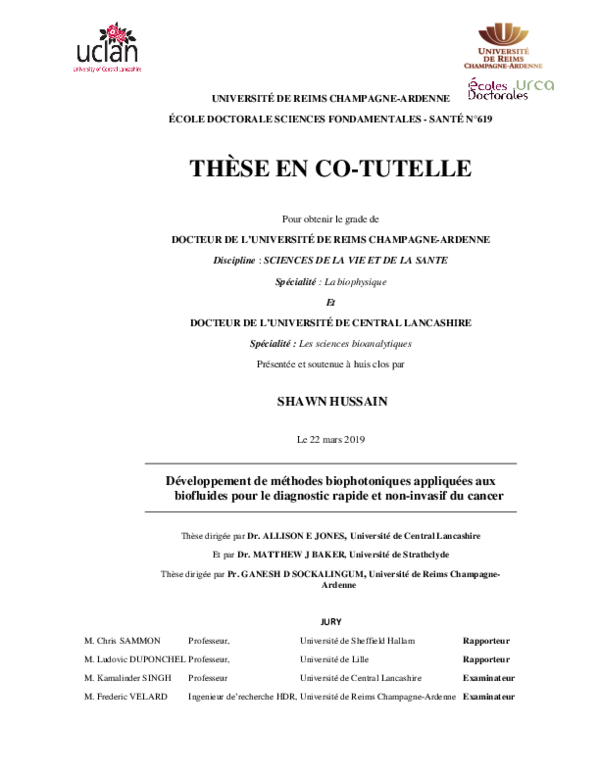 (PDF) Developing biophotonic techniques for the rapid and non-invasive ...