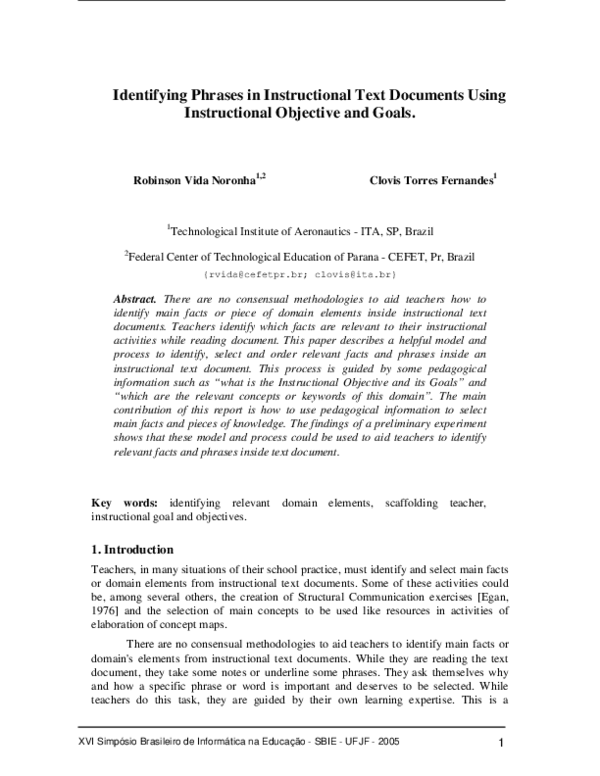 (PDF) Identifying Phrases in Instructional Text Documents ...