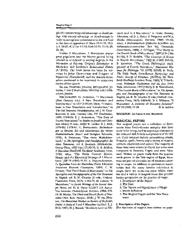 (PDF) Magical Papyri