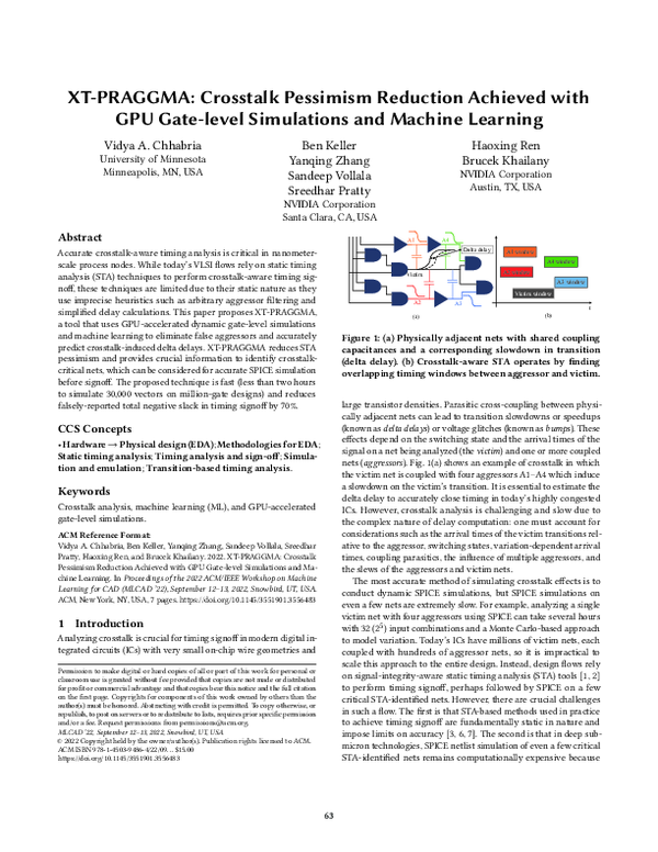 (PDF) XT-PRAGGMA: Crosstalk Pessimism Reduction Achieved with GPU Gate ...