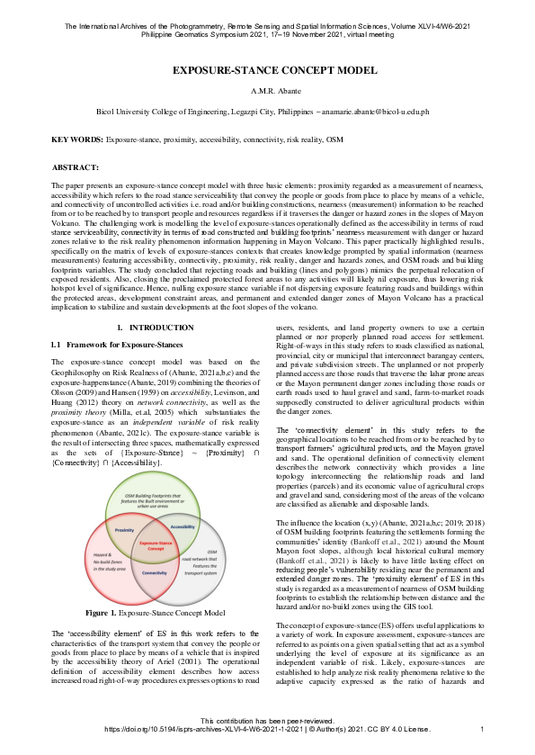 (PDF) Exposure-Stance Concept Model