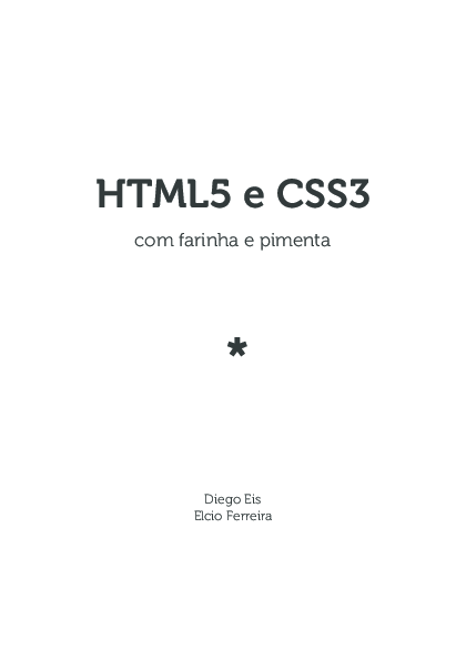 (PDF) Livro HTML5 e CSS