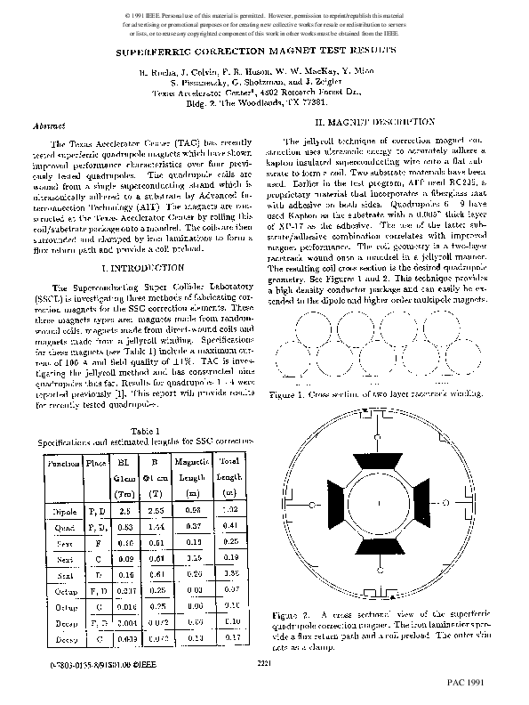 (PDF) Superferric correction magnet test results | Ricardo Rocha ...
