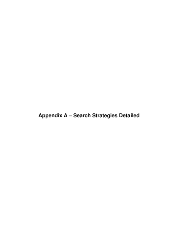 (PDF) Appendix A - Search Strategies Detailed