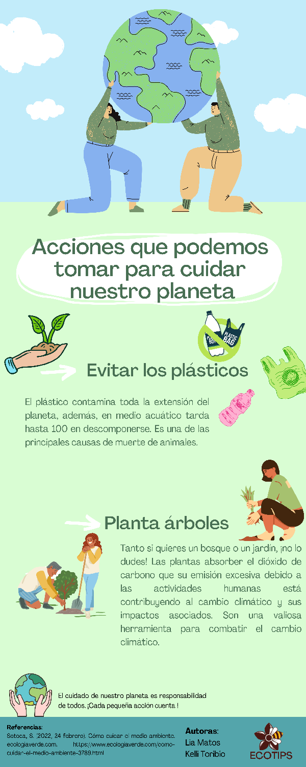 (PDF) Infografía sobre el cuidado de los ecosistemas