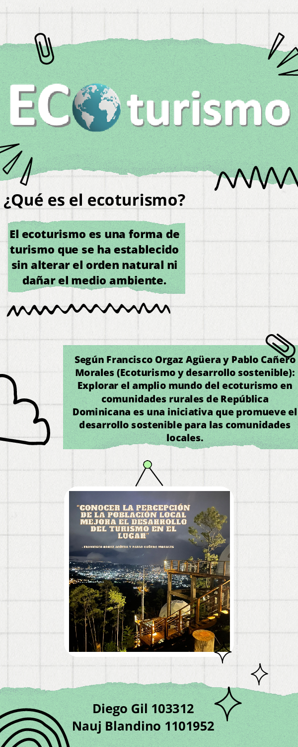 (PDF) Infografía Ecoturismo