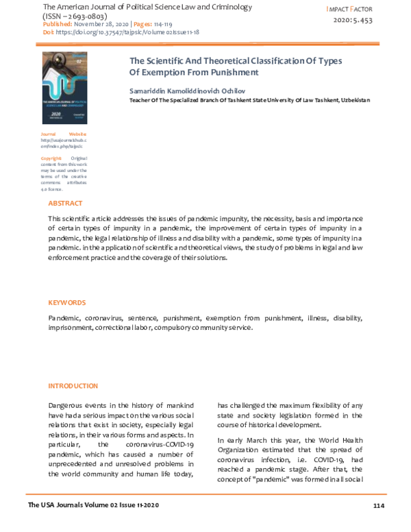 (PDF) The Scientific And Theoretical Classification Of Types Of ...