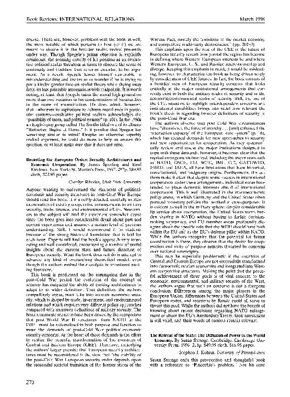 (PDF) The Retreat of the State: The Diffusion of Power in the World ...