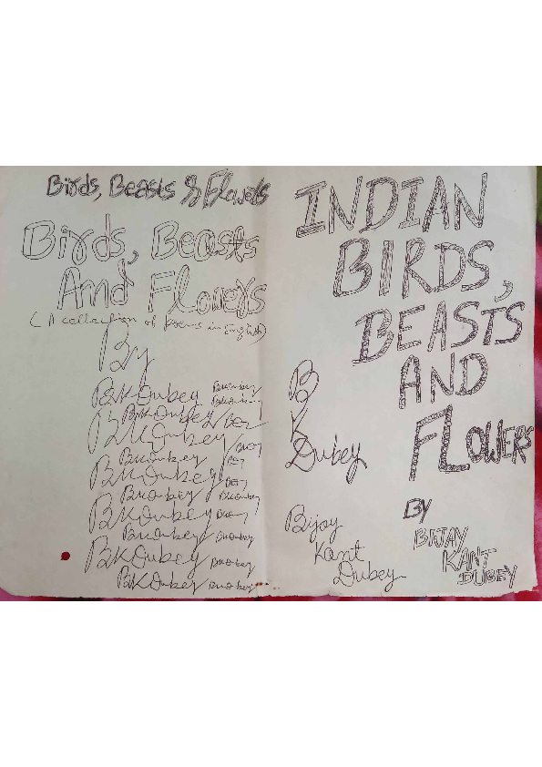 (PDF) Birds, Beasts & Flowers