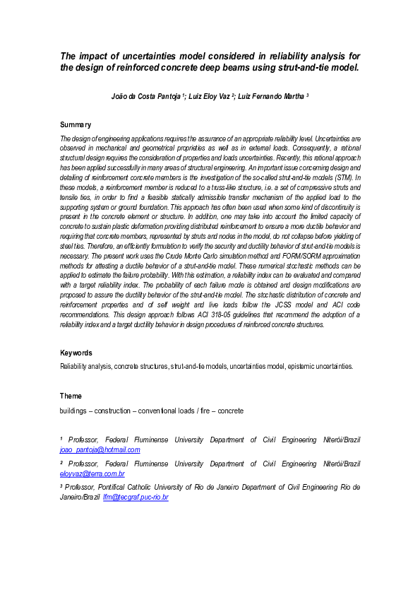 (PDF) The impact of uncertainties model considered in reliability ...