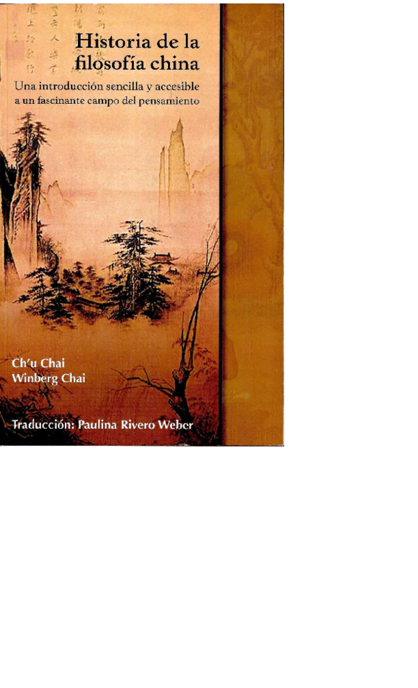 (PDF) Historia de la filosofía China