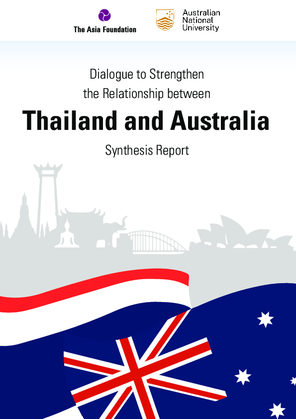 (PDF) Dialogue to Strengthen the Relationship between Thailand and ...