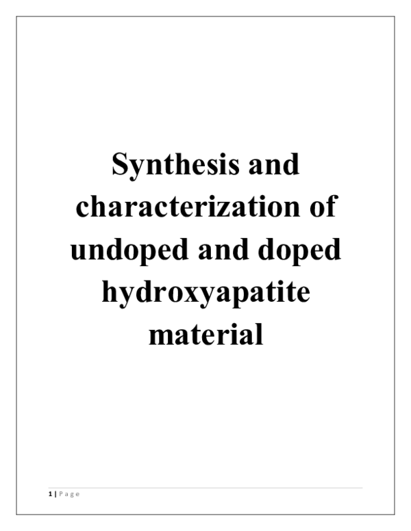 (DOC) Synthesis and characterization of undoped and doped ...