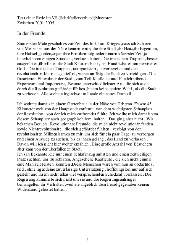 (PDF) In der Fremde Final