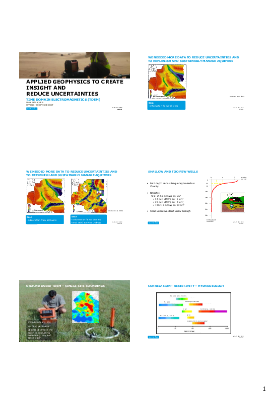 (PDF) Applied Geophysics to Create Insight and Reduce Uncertainties