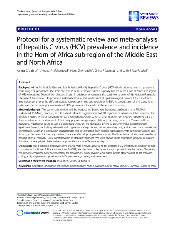 (PDF) Protocol for a systematic review and meta-analysis of cognitive-behavioural therapy for ...