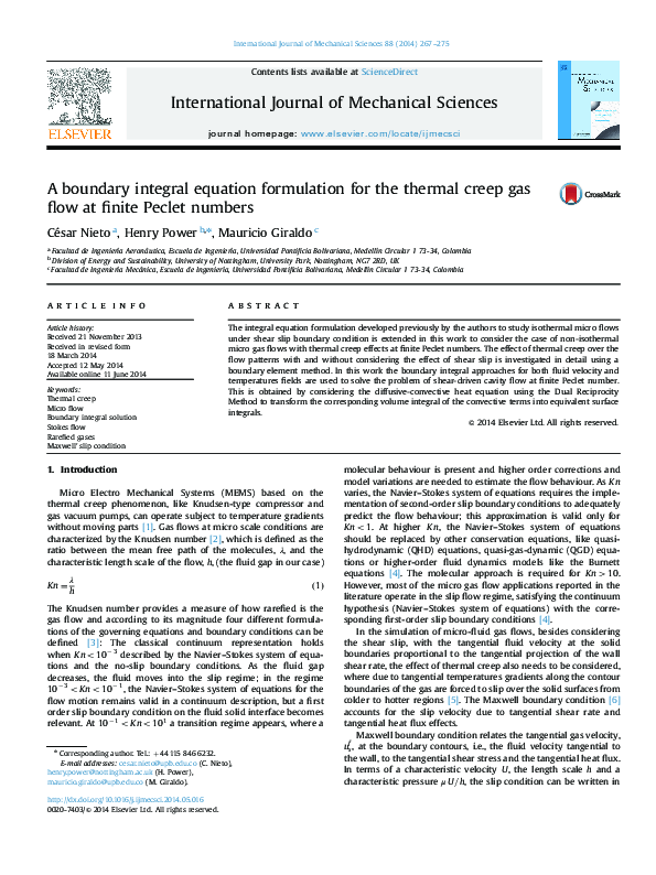 (PDF) A boundary integral equation formulation for thick plates on a ...