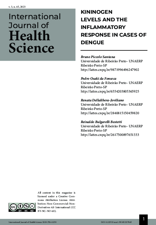 (PDF) KININOGEN LEVELS AND THE INFLAMMATORY RESPONSE IN CASES OF DENGUE ...