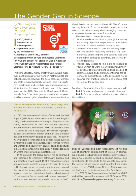 (PDF) The Gender Gap in Science