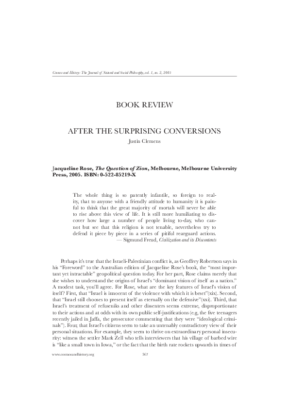 (PDF) BOOK REVIEW AftER thE suRpRIsIng cOnVERsIOns