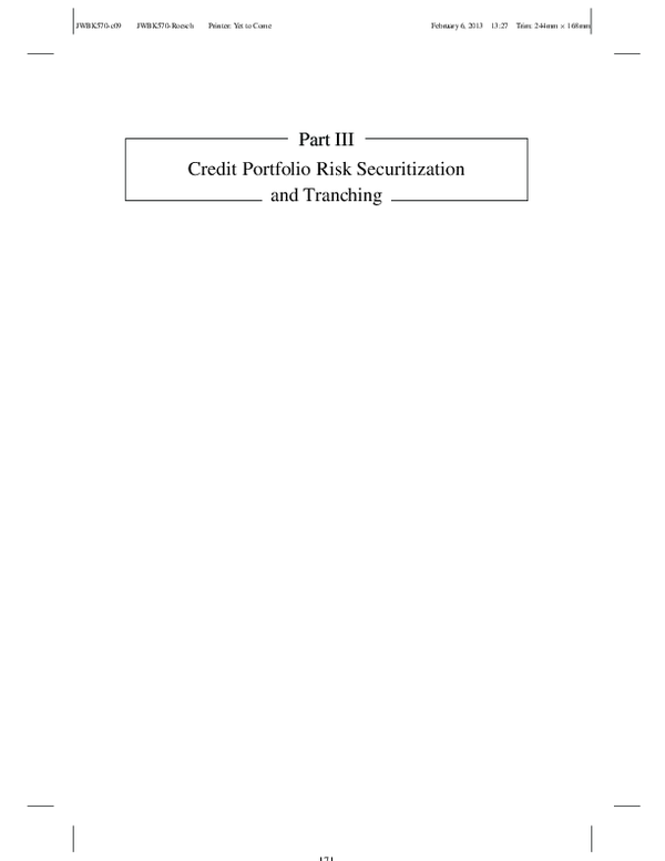 (PDF) Differences in Tranching Methods: Some Results and Implications