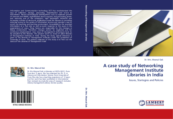 (PDF) A case study of Networking Management Institute Libraries in ...