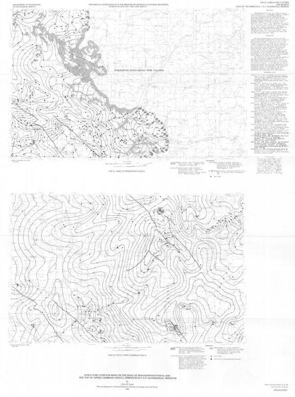 (PDF) Structure contour maps on the base of Mississippian strata and ...