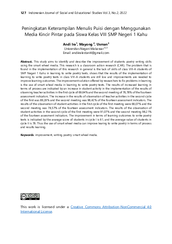 (PDF) Peningkatan Keterampilan Menulis Puisi dengan Menggunakan Media Kincir Pintar pada Siswa ...