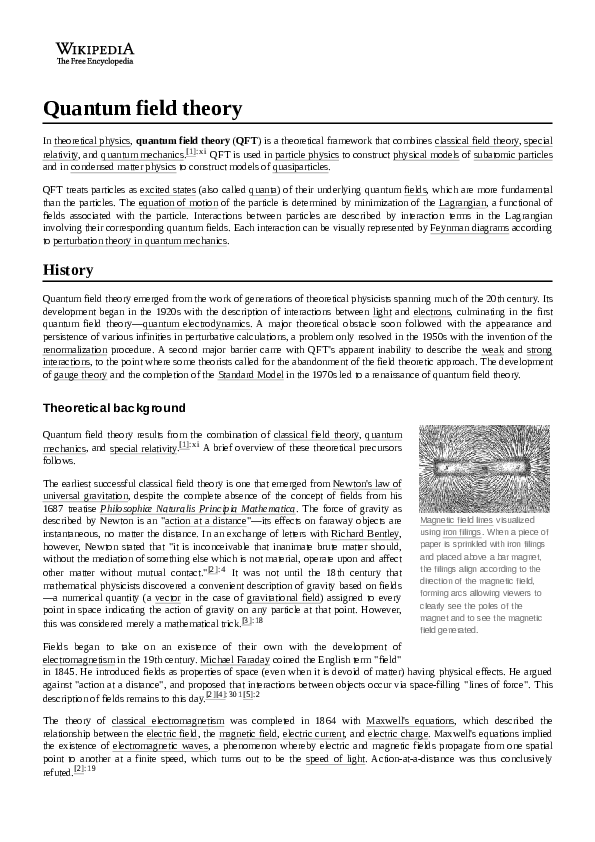 (PDF) Quantum Field Theory | sohail ahmad - Academia.edu