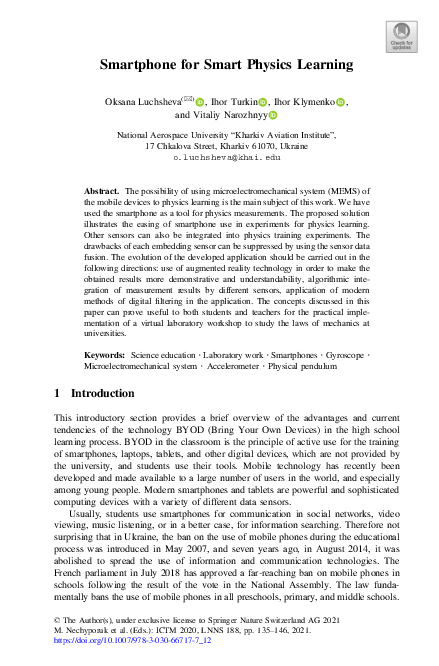 (PDF) Smartphone for Smart Physics Learning